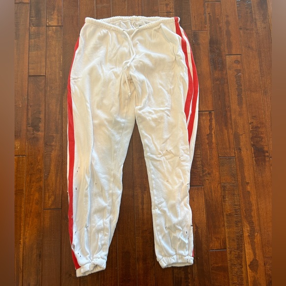 Chaser | Pants & Jumpsuits | Chaser Slightly Distressed White ...